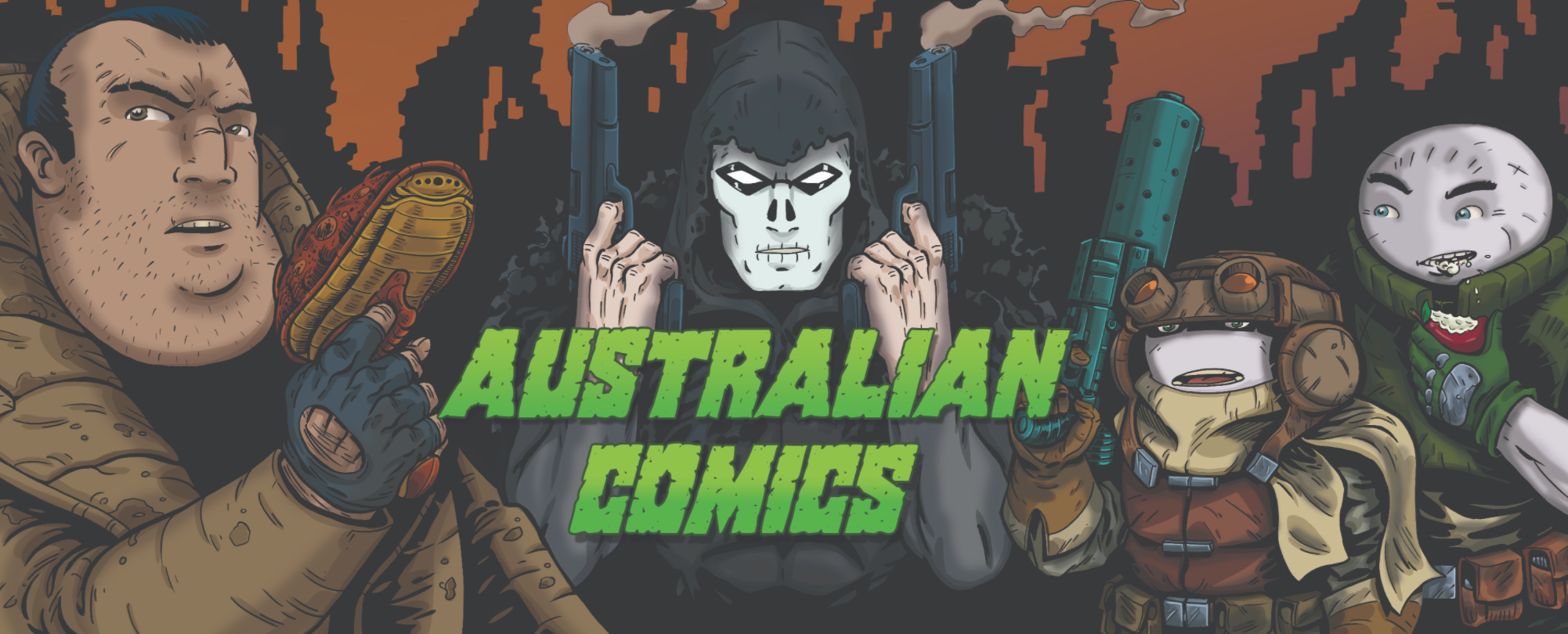Australian Comics: The Outback Opportunity Hunters - Gutternaut